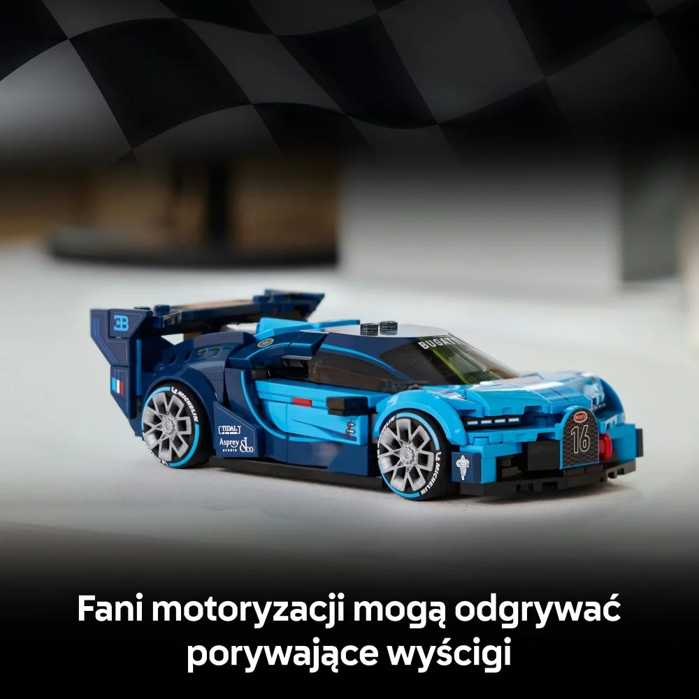 LEGO Speed Champions Hipersamochód sportowy Bugatti Vision GT 77253 (9+)