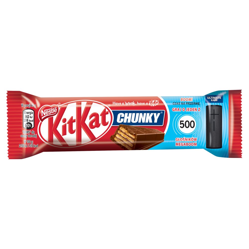 KITKAT Chunky Paluszek waflowy w mlecznej czekoladzie