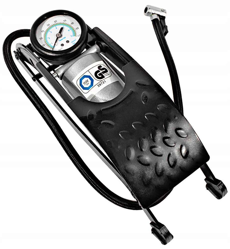 POMPKA NOŻNA UNIWERSALNA TUV GS MANOMETR KOŃCÓWKI - Arena.pl