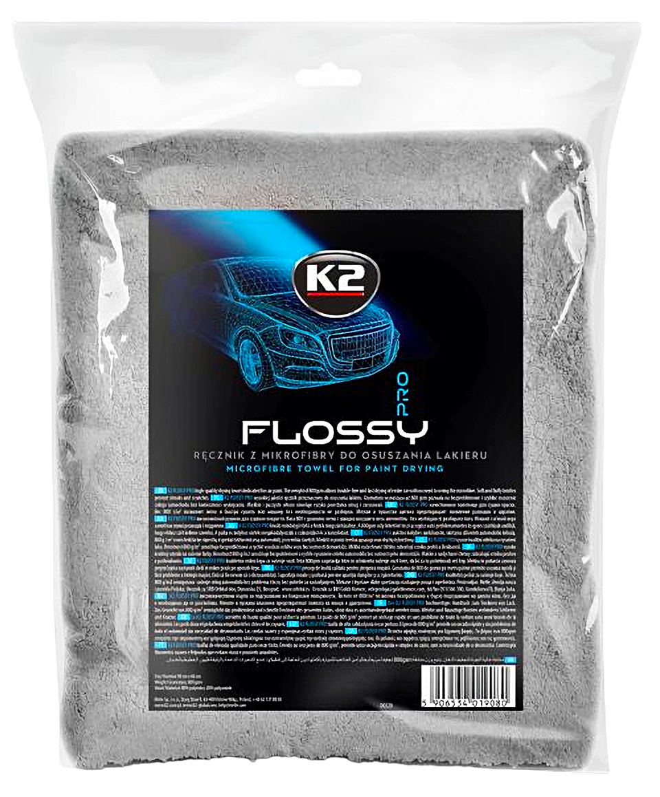RĘKAWICA DO MYCIA AUTA K2 WASH MITT + K2 FLOSSY RĘCZNIK DO OSUSZANIA 60x90 - Arena.pl
