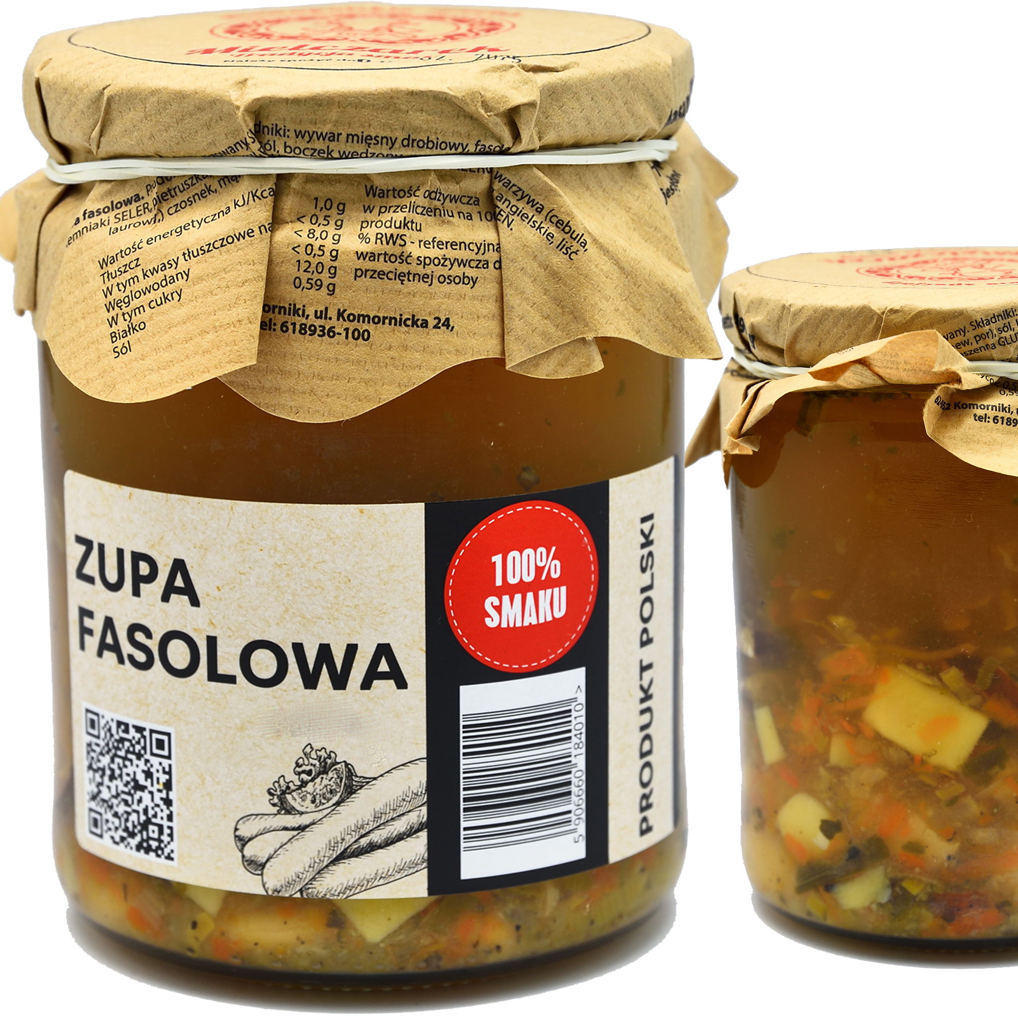 Kup Mielczarek ZUPA FASOLOWA W SŁOIKU FASOLÓWKA gotowe danie SŁOIK 490g 0,49KG na arena.pl i ...