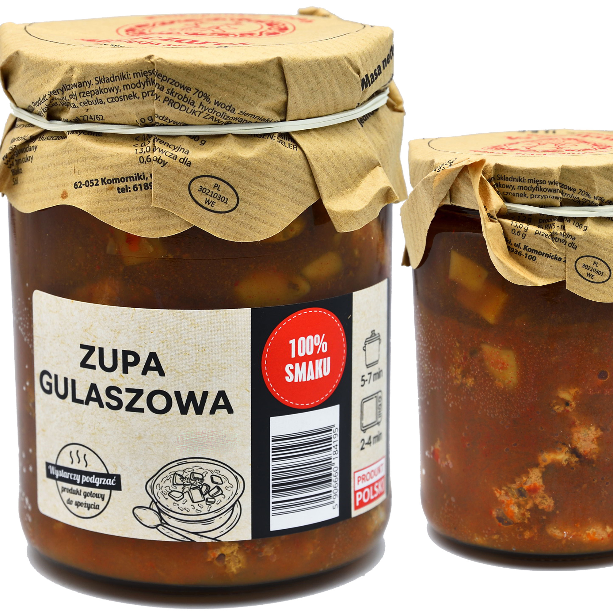 Kup Mielczarek ZUPA GULASZOWA W SŁOIKU - MIĘSO aż 70%! gotowe danie 490g 0,49KG na arena.pl i ...