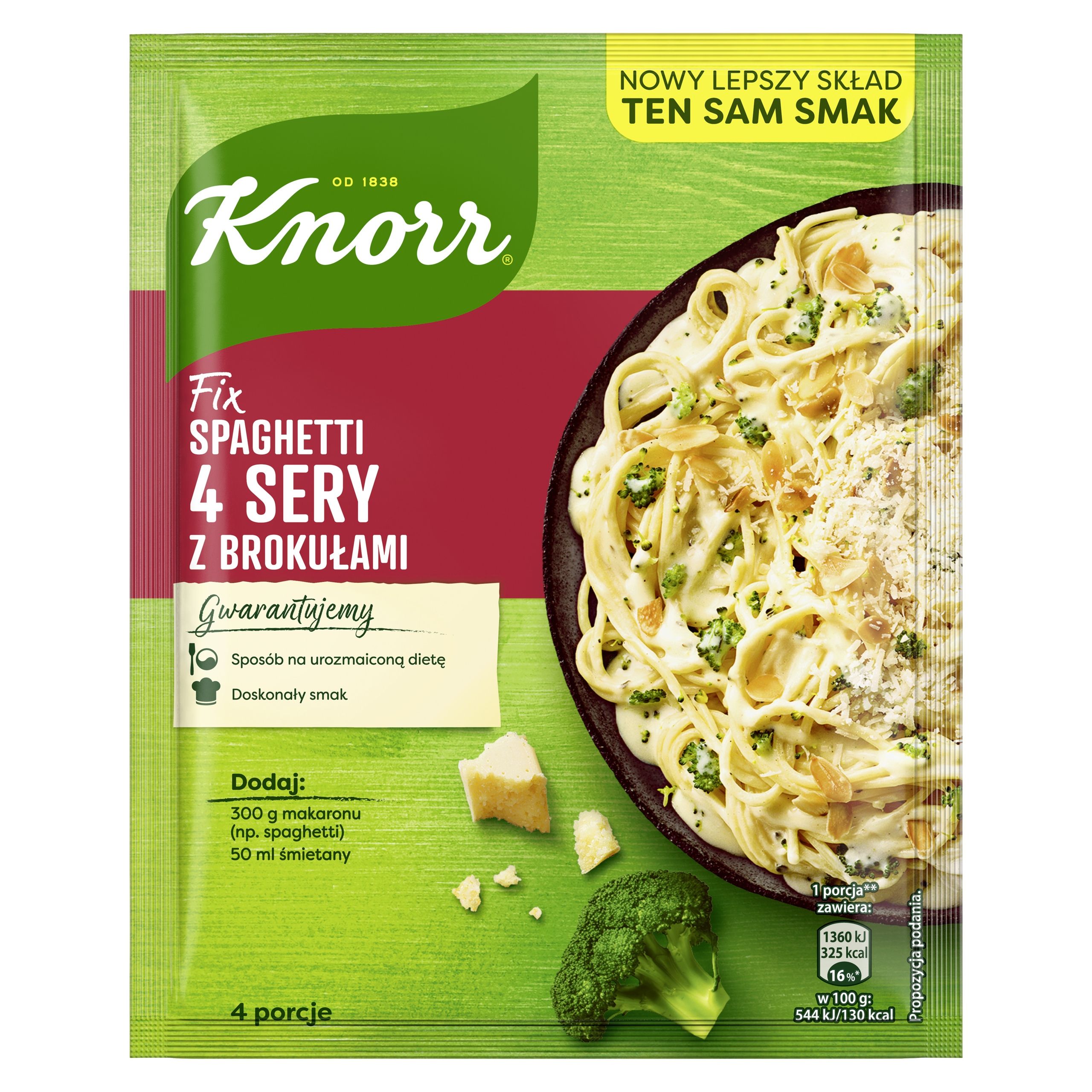 Kup Knorr FIX 4 SERY Z BROKUŁAMI 39g na arena.pl i ciesz się niską ceną