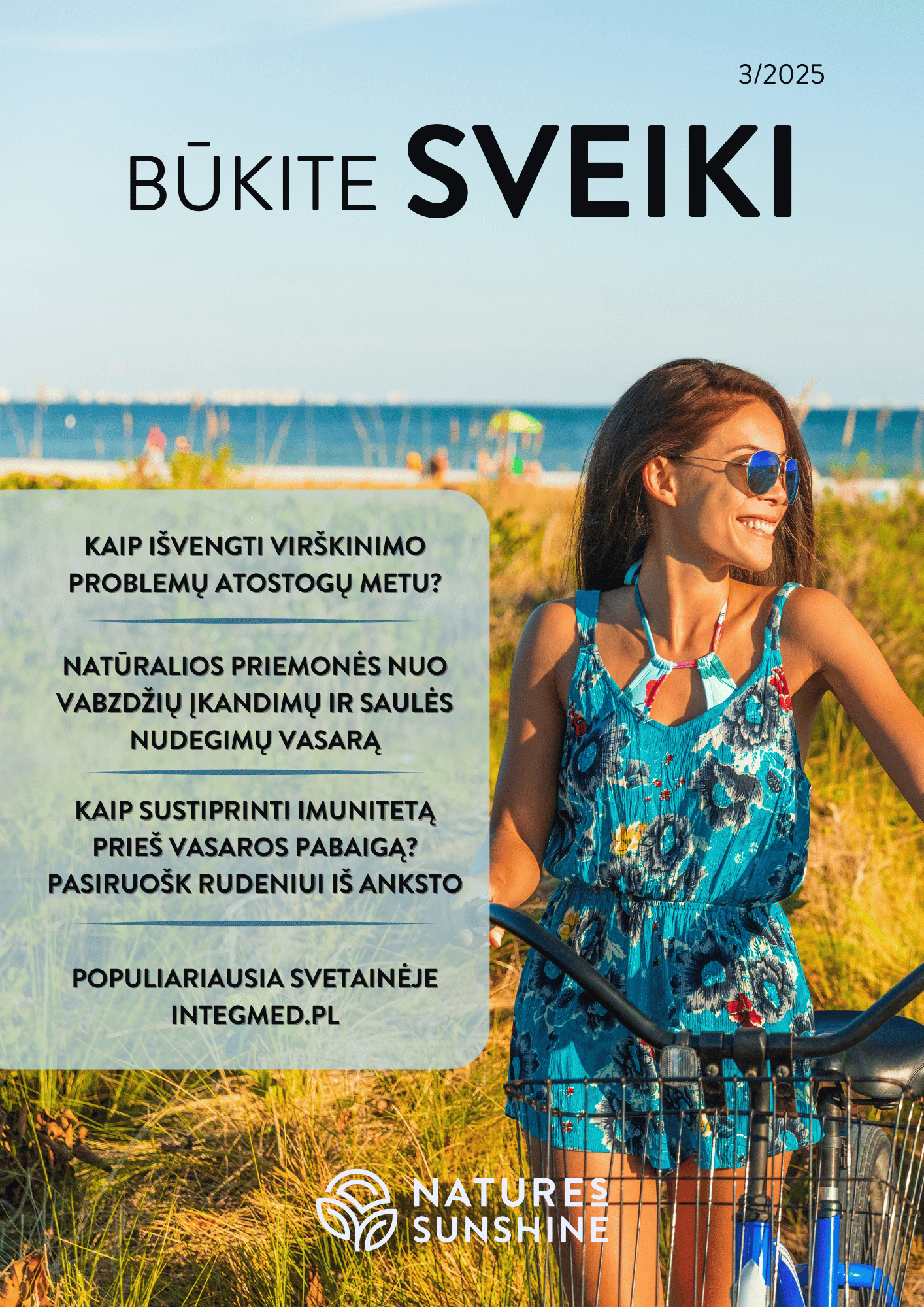 Biuletenis „Būk sveikas“ – 2025 m. liepa–rugsėjis LT